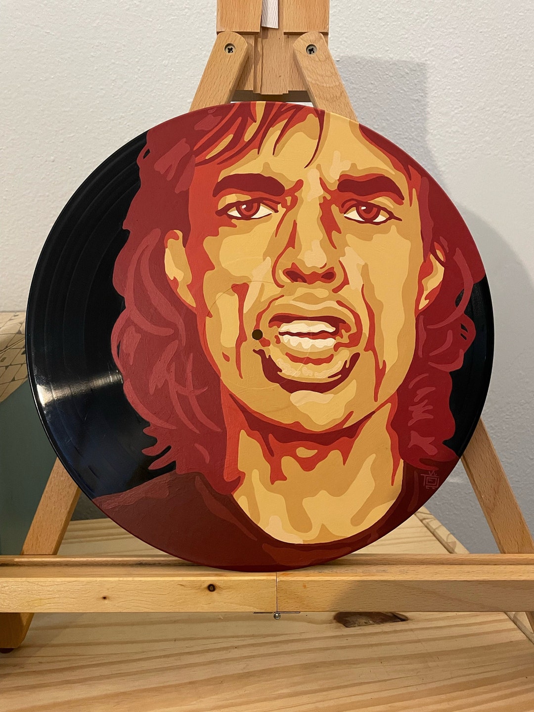 Mick Jagger LP Record Painting - Etsy