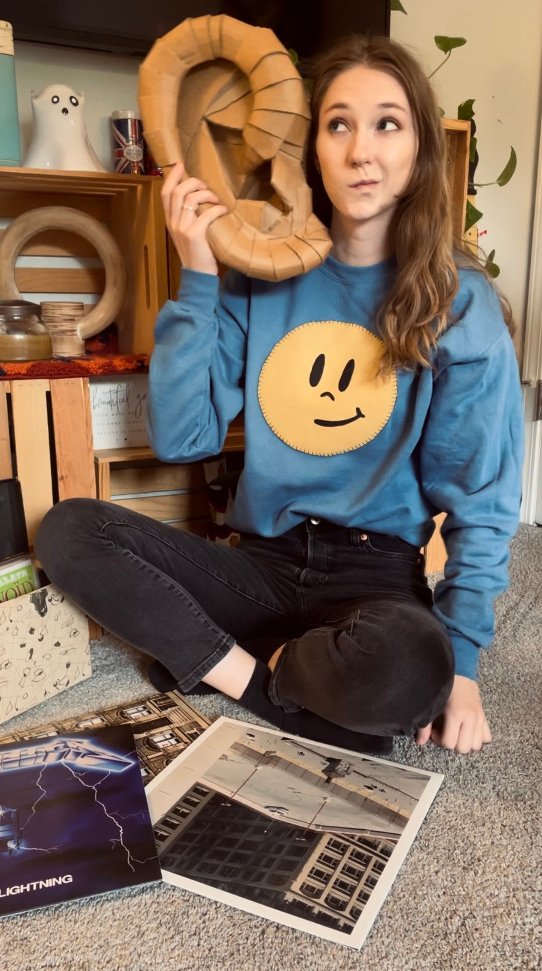 Side Smiles Sweatshirt - Etsy