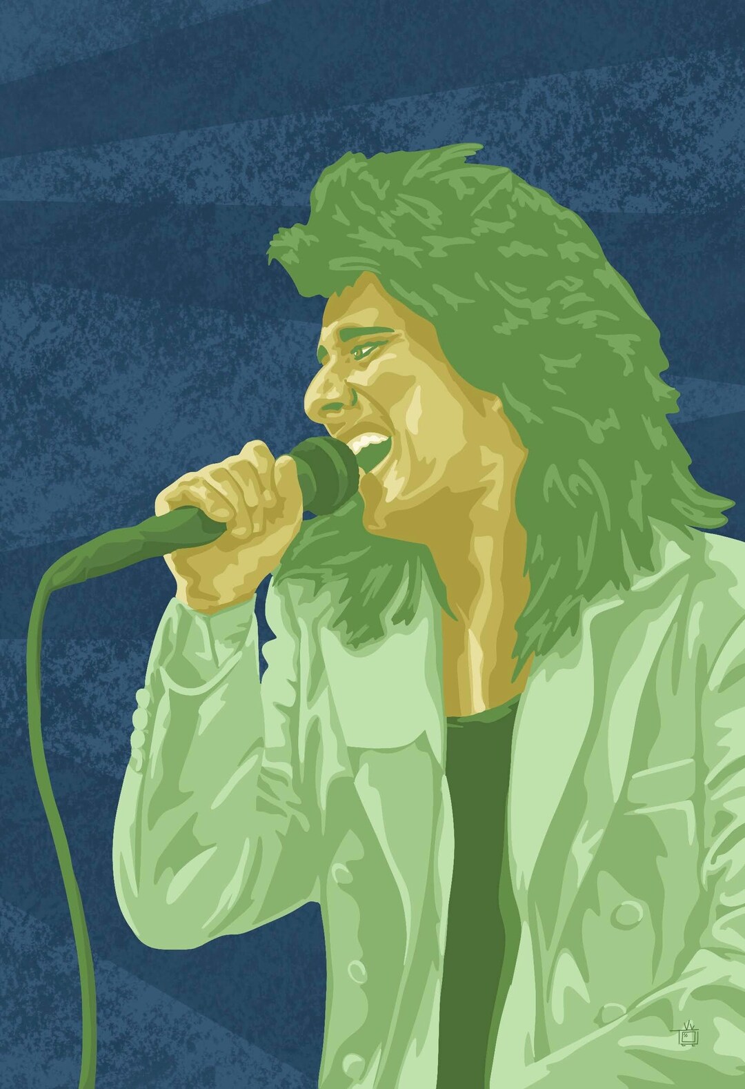 Steve Perry Pop Art Print - Etsy
