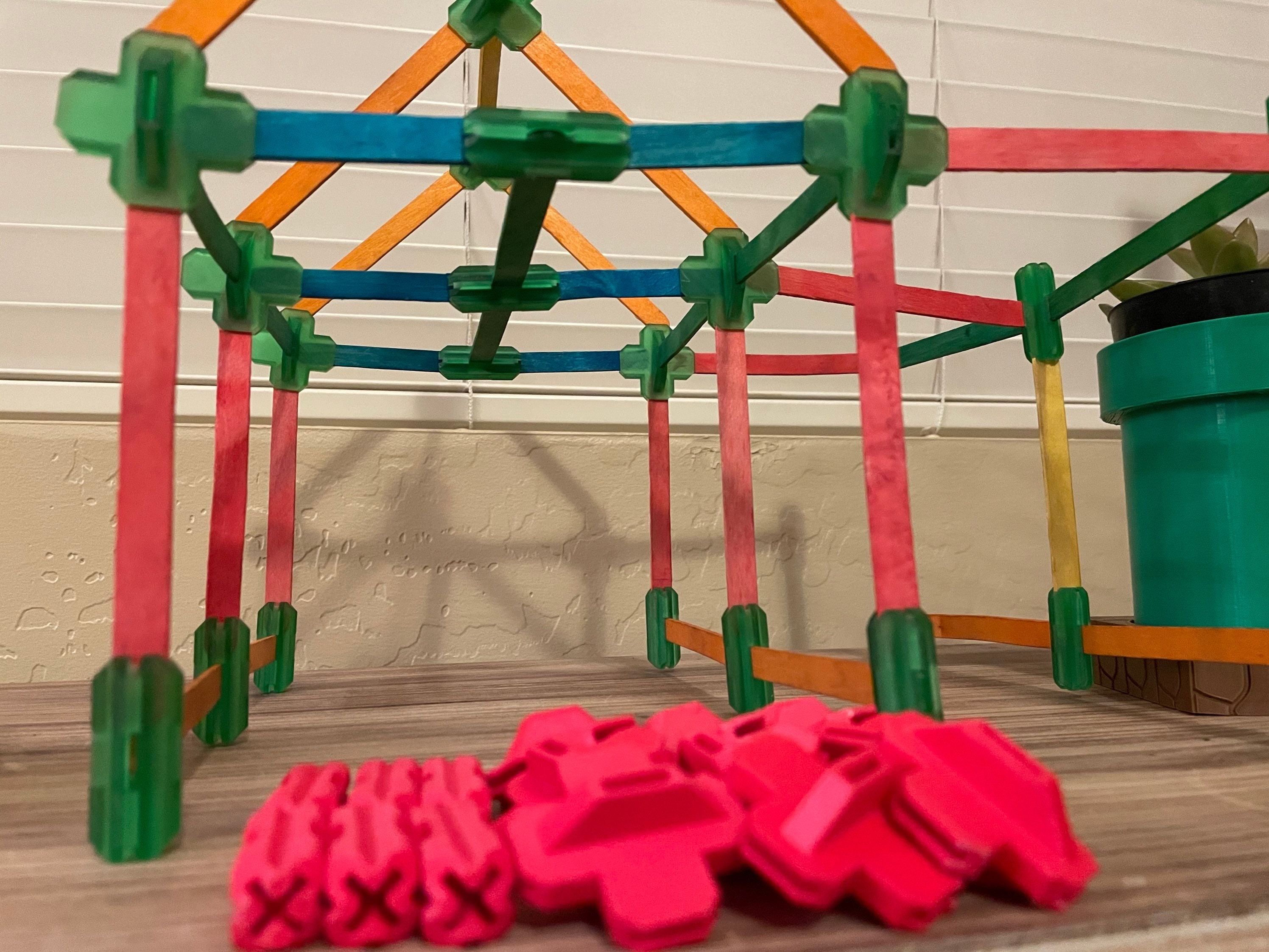 Pop Connects Popsicle Stick Connector Toy Build with | Etsy