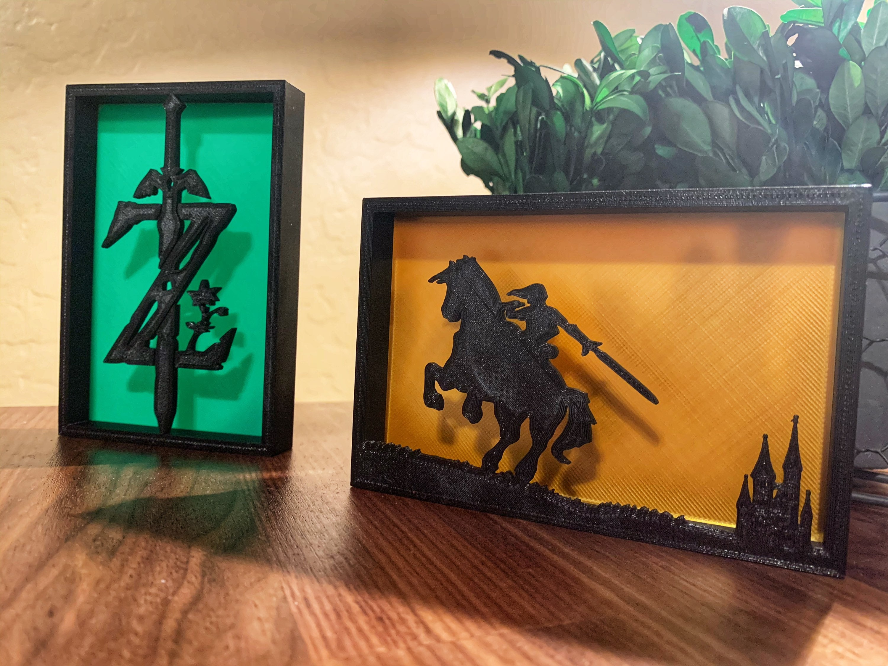 Zelda Shadow Box Video Games Zelda Link Great Sword - Etsy