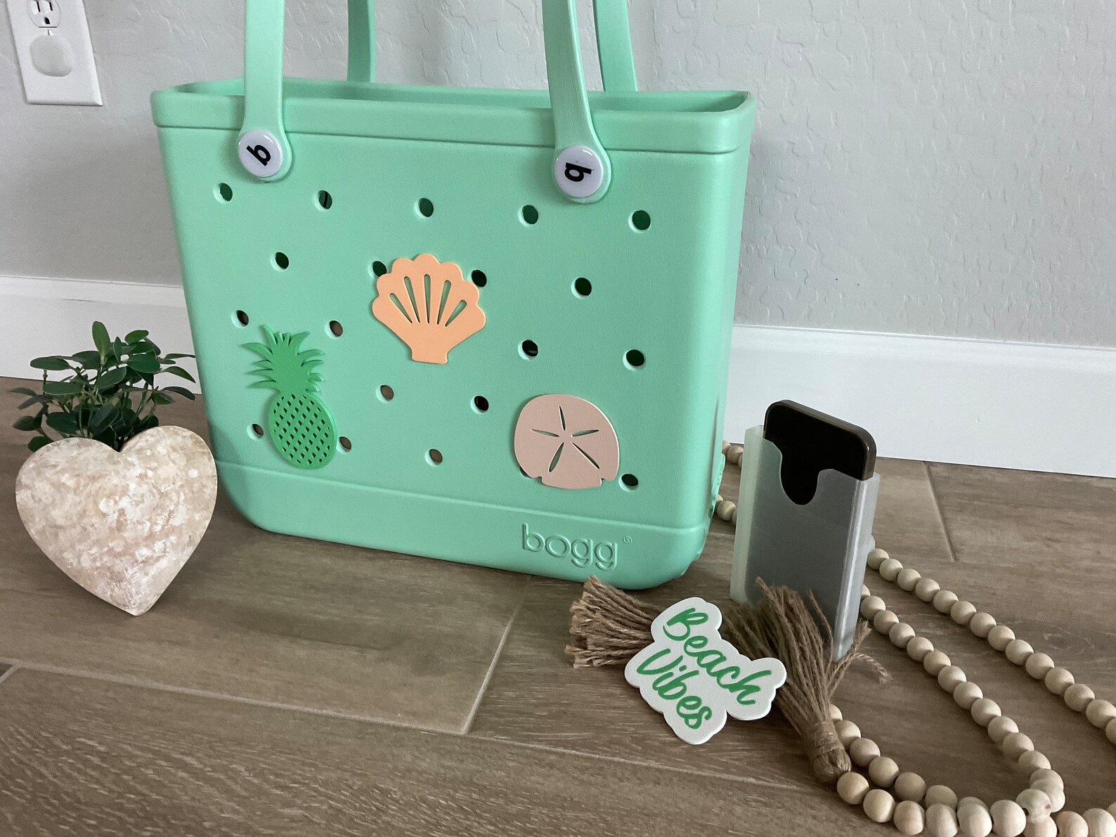 BOGEMS - Beach Collection Bogg Bag Charms - Beach Theme - Shell - Sand ...
