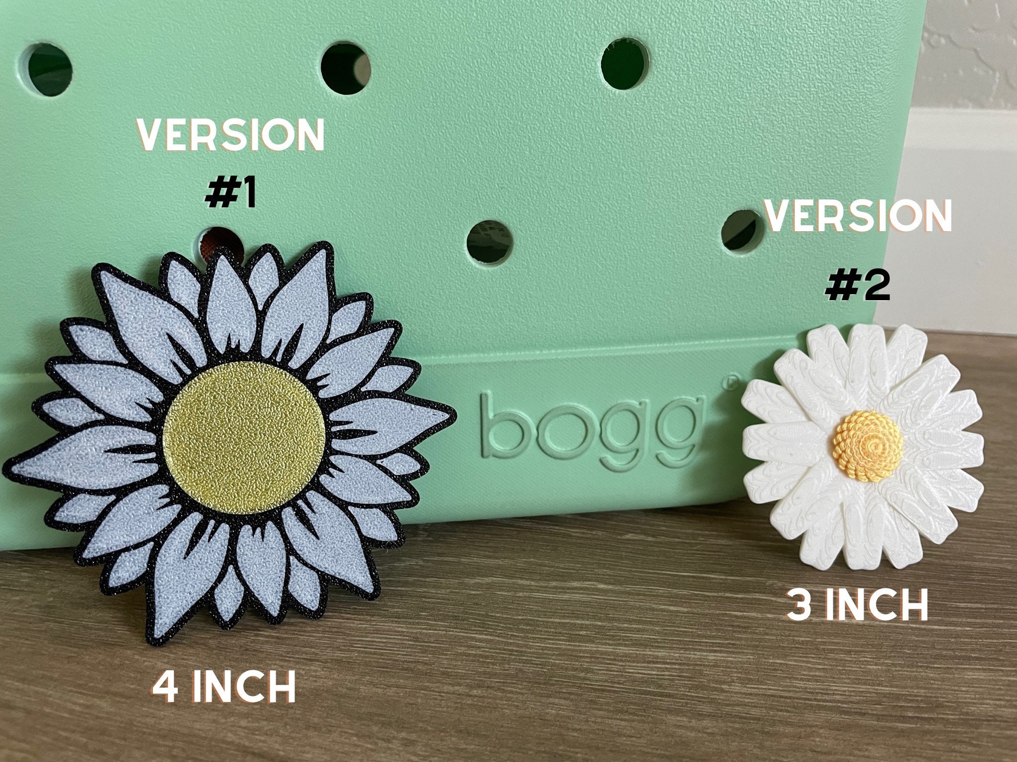 BOGEMS Daisy Bogg Bag Charm Personalize Your Bogg Bag - Etsy