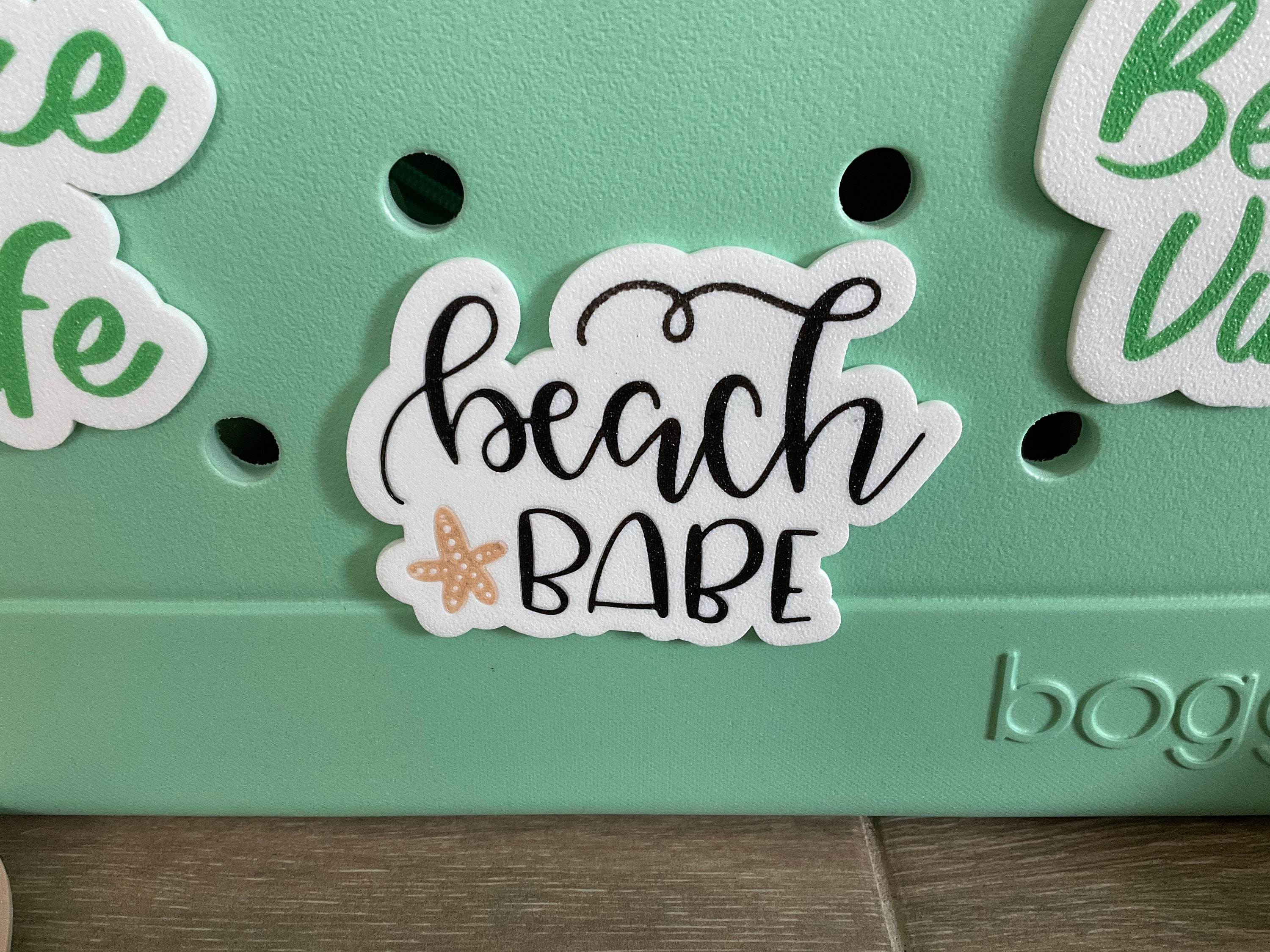 BOGEMS Bogg Bag Charms Beach Vibe Beach Babe Lake Life - Etsy