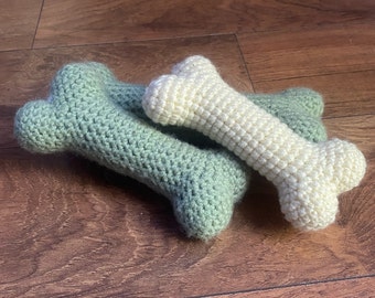 Crochet Dog With Bone Pattern - Etsy