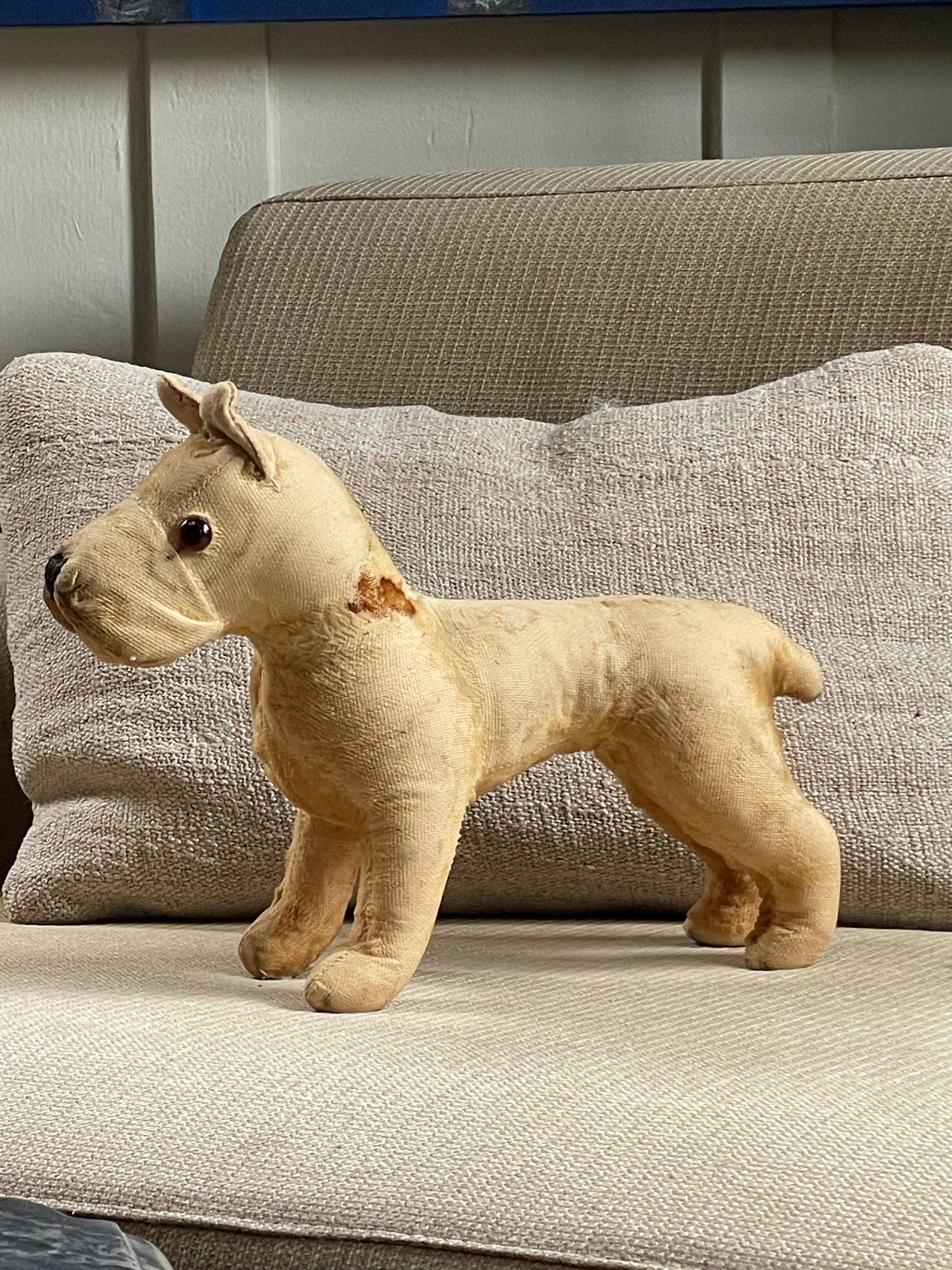 Vintage Steiff Puppy Dog Plush Figure - Etsy