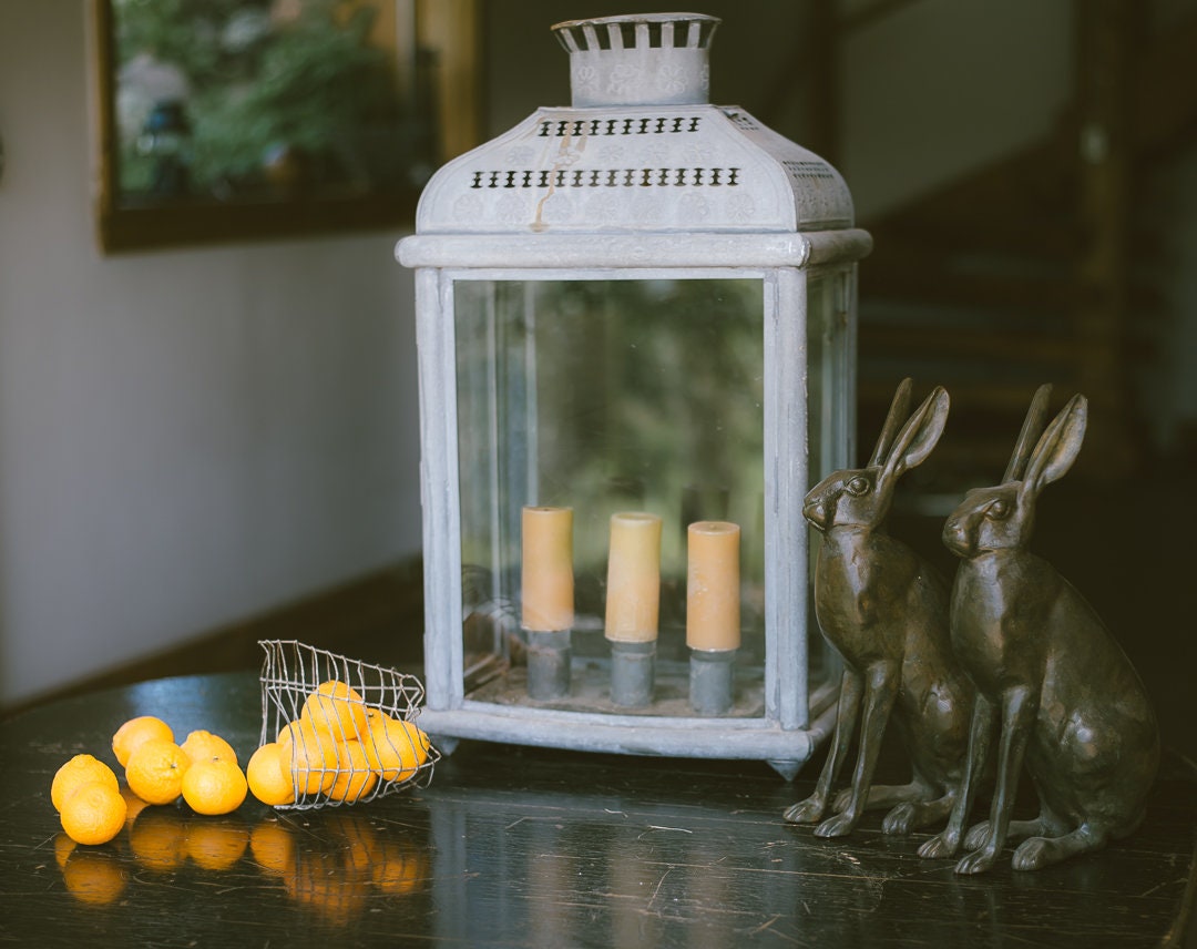 French Zinc Lantern - Etsy