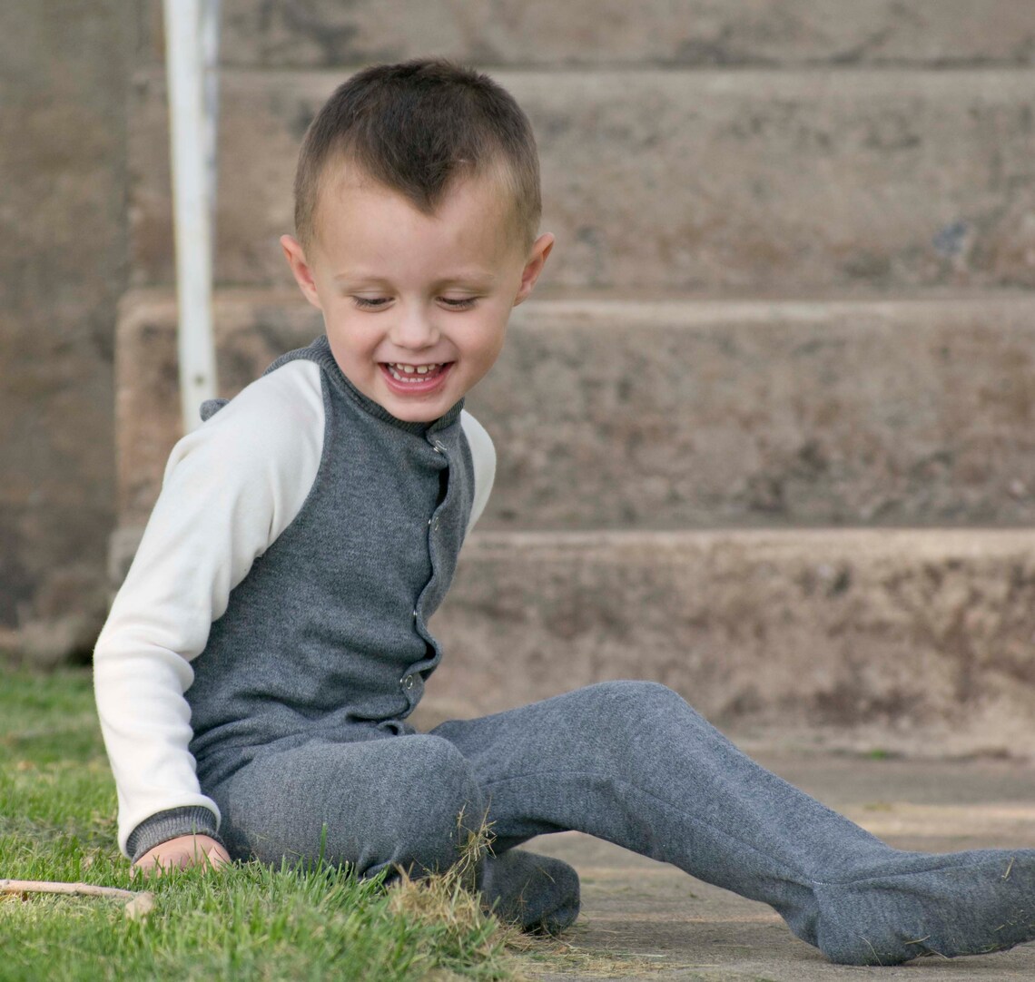Raglan Footie Pajama PDF Pattern Size Newborn-5t - Etsy