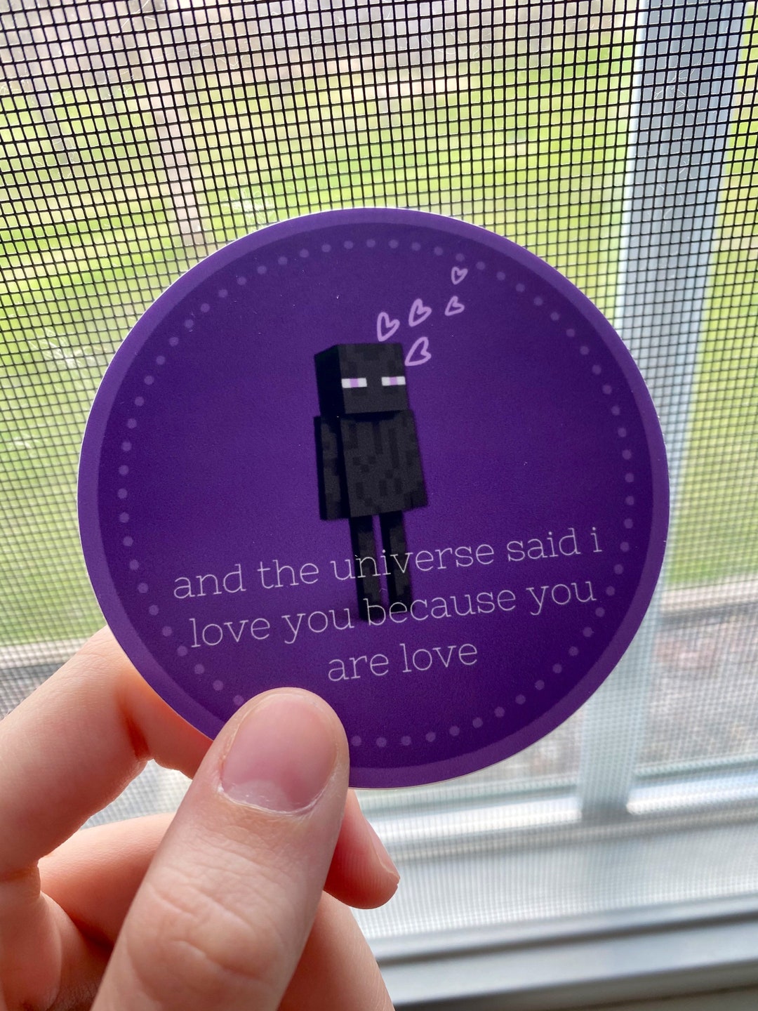 Minecraft Enderman Stickers - Etsy