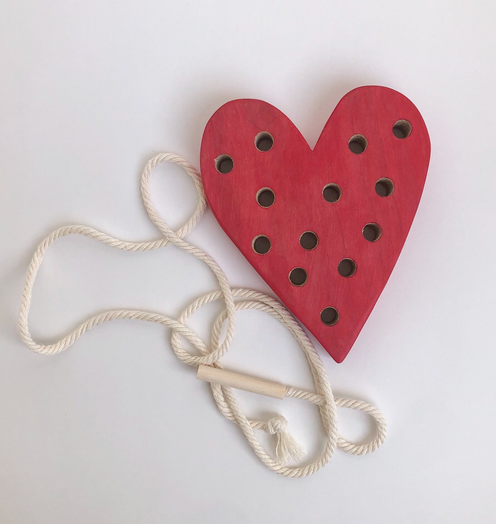 Juguete de la cordón del corazón de San Valentín juguete de | Etsy