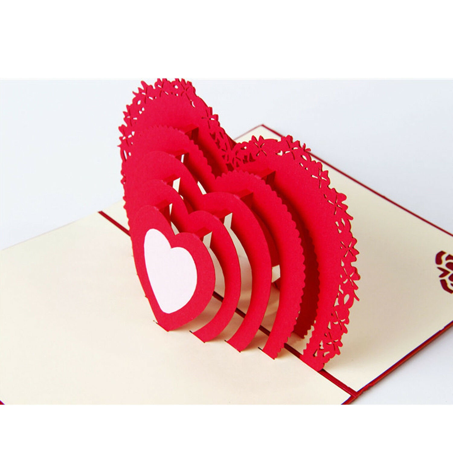 3D Pop up Card-lots of Love Handmade Heart Card - Etsy