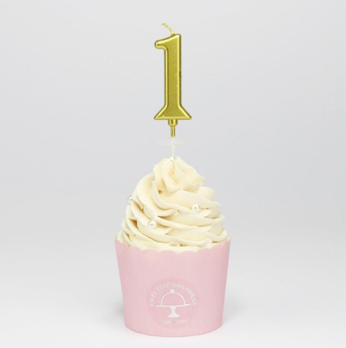 Gold Number Birthday Candles | Etsy