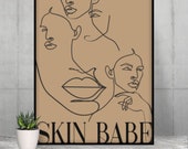 Skin Babe Poster Esthetician Decor Esthetician Poster | Etsy