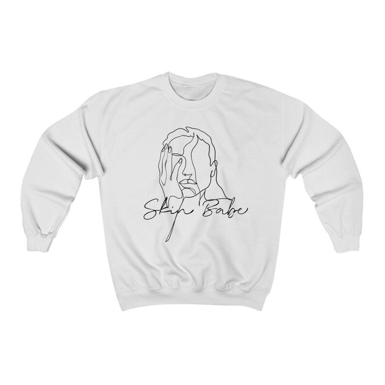 Skin Babe Sketch Sweater, Skin Babe Crew Neck, Esthetician Sweater ...