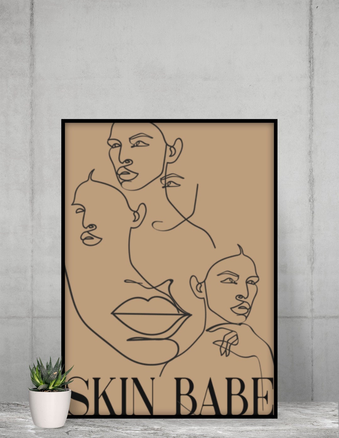 Skin Babe Poster, Esthetician Decor, Esthetician Poster, Esthetician - Etsy