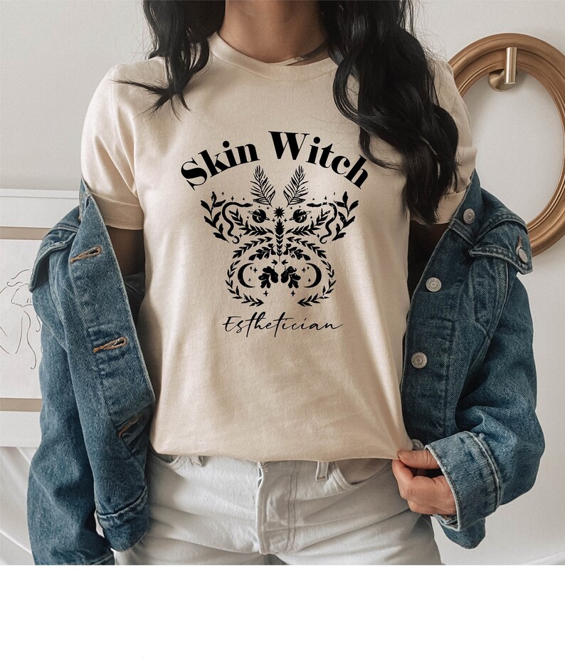 Skin Witch Tee, Skin Witch T-shirt, Skin T-shirt, Esthetician, Esthetician Tee, Gift for and ...
