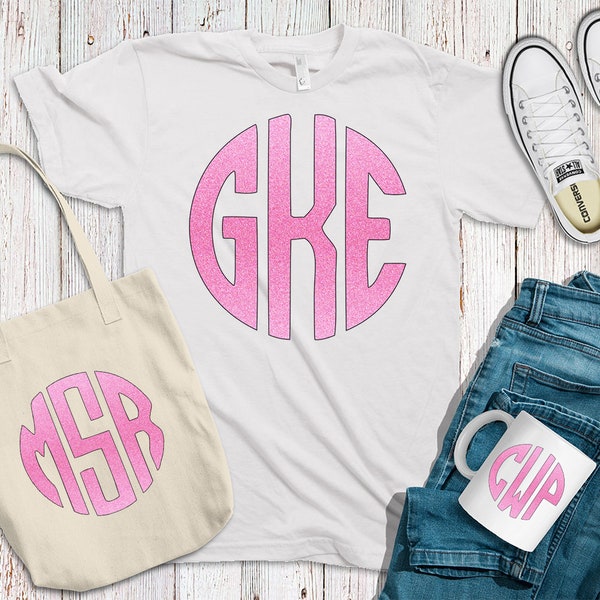 Pink Monogram - Etsy