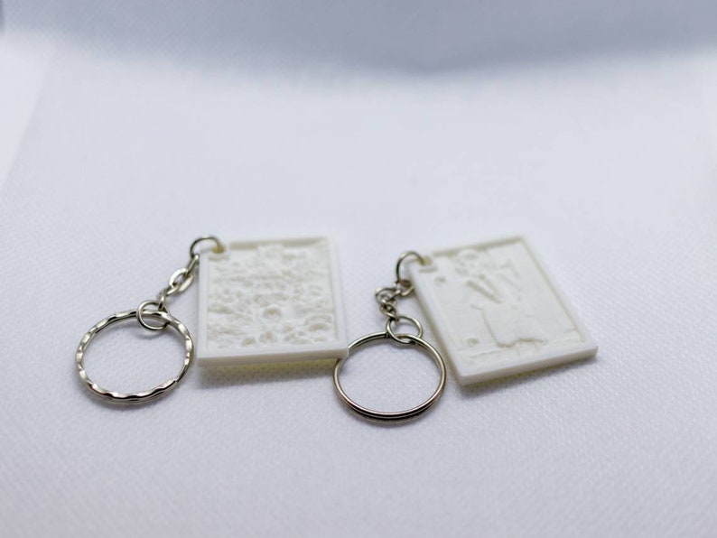 PERSONALISED LITHOPHANE KEYRING 3D Printed Keyring 3D - Etsy UK