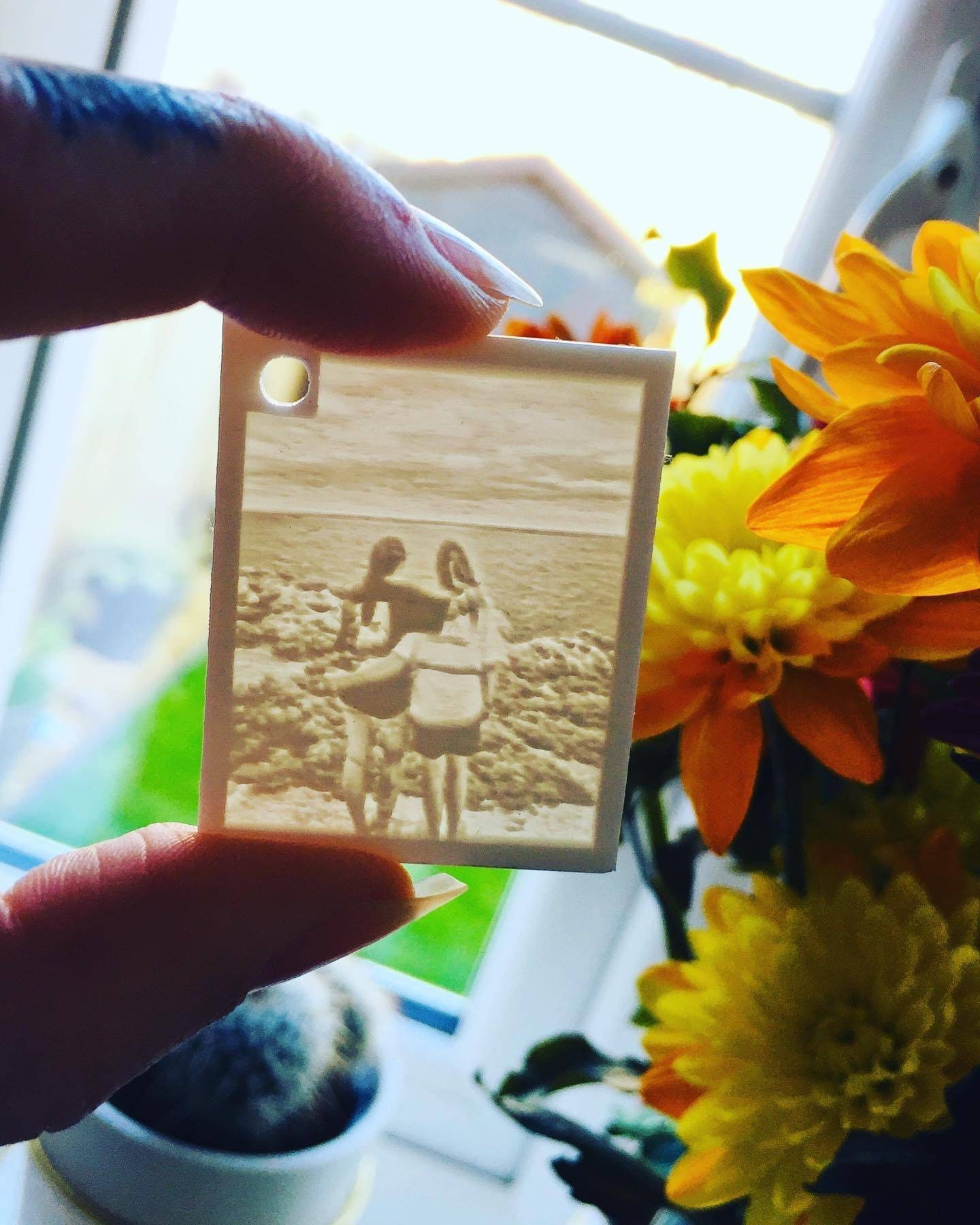 PERSONALISED LITHOPHANE KEYRING 3D Printed Keyring 3D | Etsy