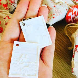 PERSONALISED LITHOPHANE KEYRING - 3D Printed Keyring - 3D Printed ...