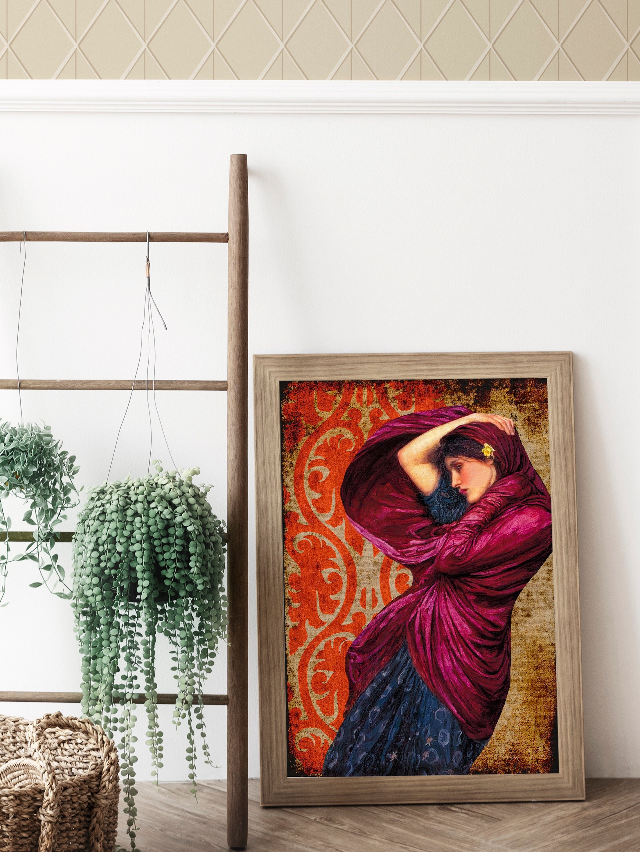 Collage Art Print BÓREAS Wall Decor, Painting Collage Art Wall, Pre ...