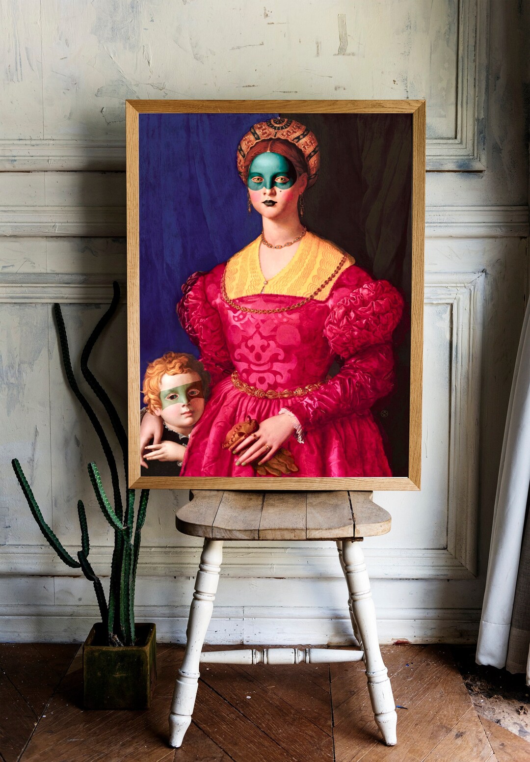 Surreal Altered Painting CLOSE TO ME, Wall Decor, Altered Art Print ...