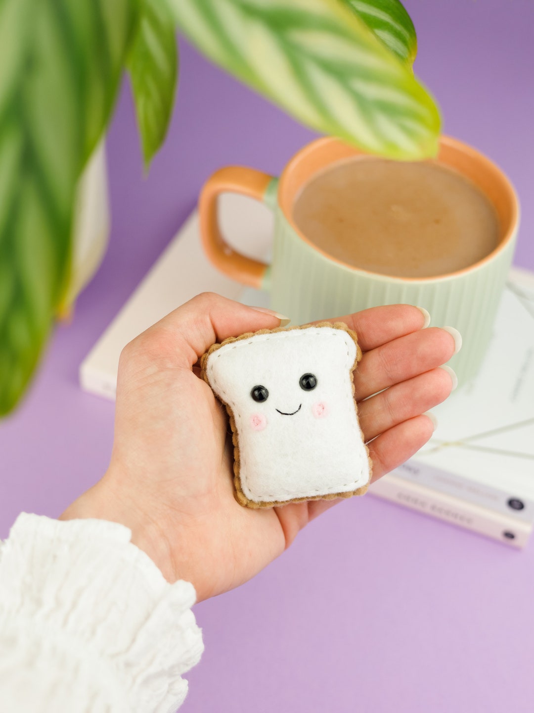 I Loaf You, Felt Bread Toast Pocket Hug, Handsewn Letterbox Gift for ...