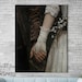 Victorian Romantic Hug Art Print, Victorian Loving Hands, Dark Academia ...