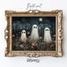 Three Ghosts in Field With Flower, Dark Academia, Cottagecore Spooky ...