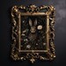 Hare Rabbit in Deep Moody Magic Flower Forest Print, Dark Academia ...