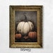 Printable Pumpkin Still Life, Fall Wall Decor, Painting Rustic Fall Art ...