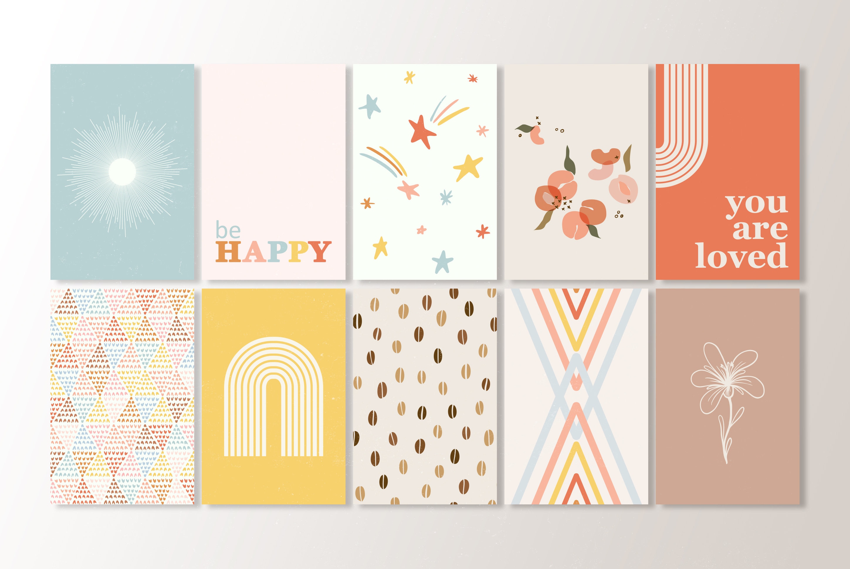 Trendy Colorful Wall Collage Kit Set of 40 Prints Teen - Etsy