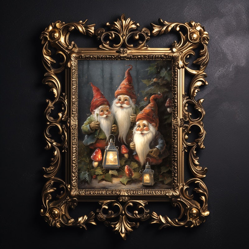 Gnome Painting - Etsy