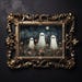 Three Ghosts in Field With Flower, Dark Academia, Cottagecore Spooky ...