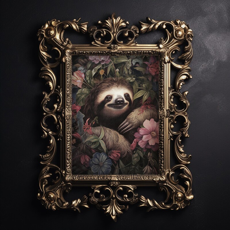 Sloth Painting - Etsy