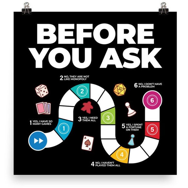 Board Game Prints - Etsy