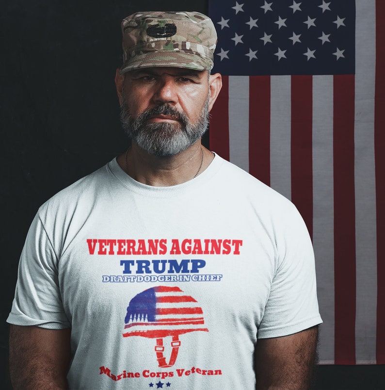 Veterans Against Trump - Marine Corps Vet - Unisex Softstyle T-shirt - Etsy