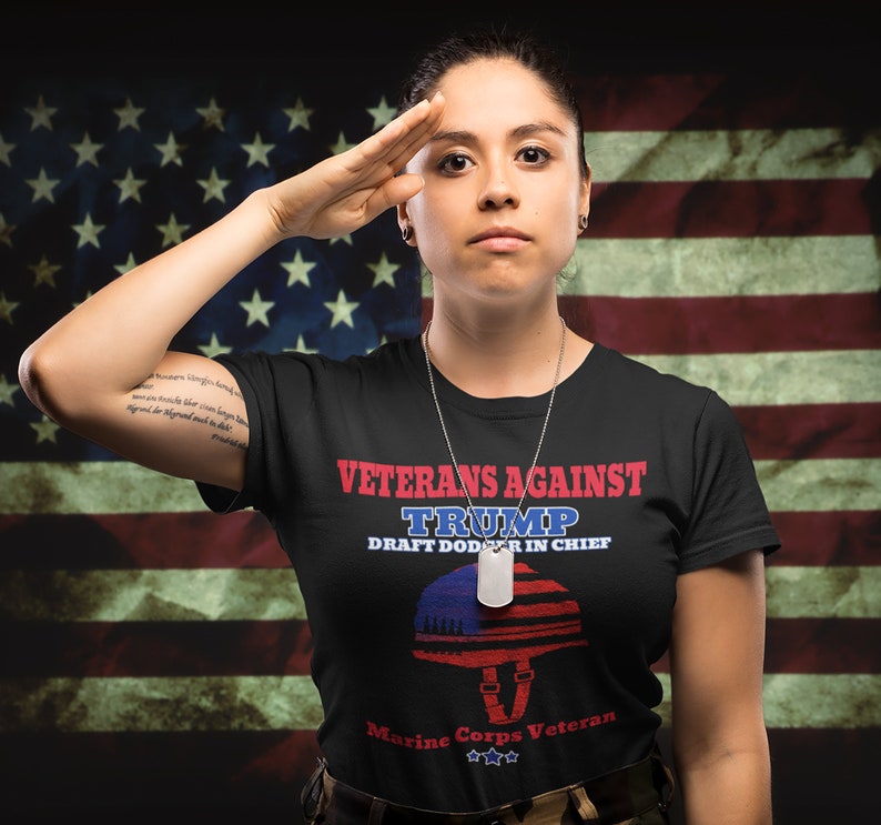 Veterans Against Trump - Marine Corps Vet - Unisex Softstyle T-shirt - Etsy