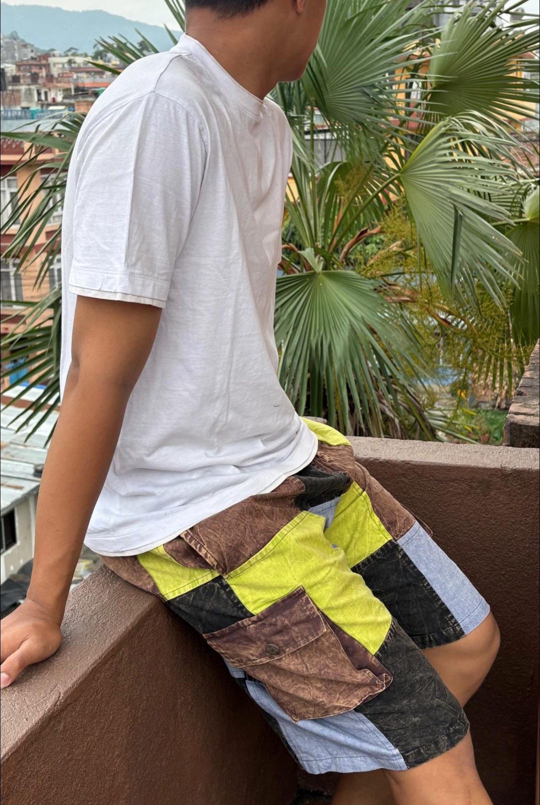Patchwork Cotton Hippie Shorts: Handmade Boho Festival Wear - Etsy