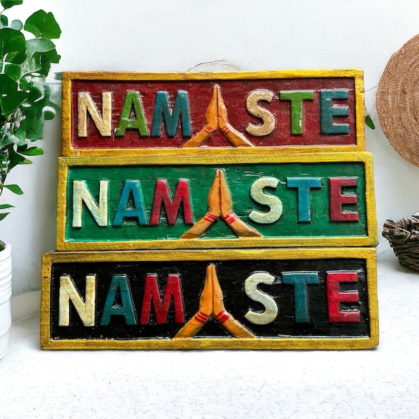 Namaste Sign - Etsy
