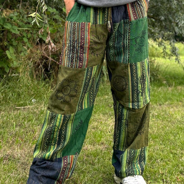 Stonewashed Hippy Pants - Etsy