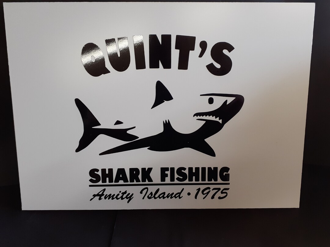 Jaws Themed Quints Shark Fishing Metal Sign - Etsy