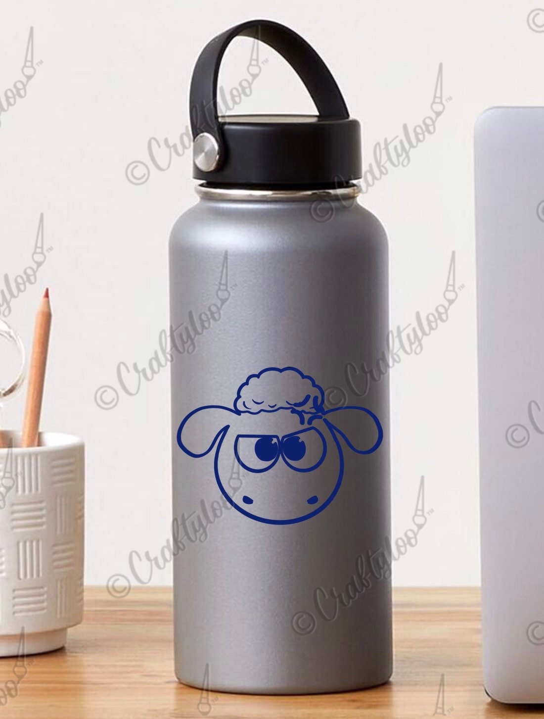 Angry Shaun the Sheep Vinyl Decal/sticker - Etsy