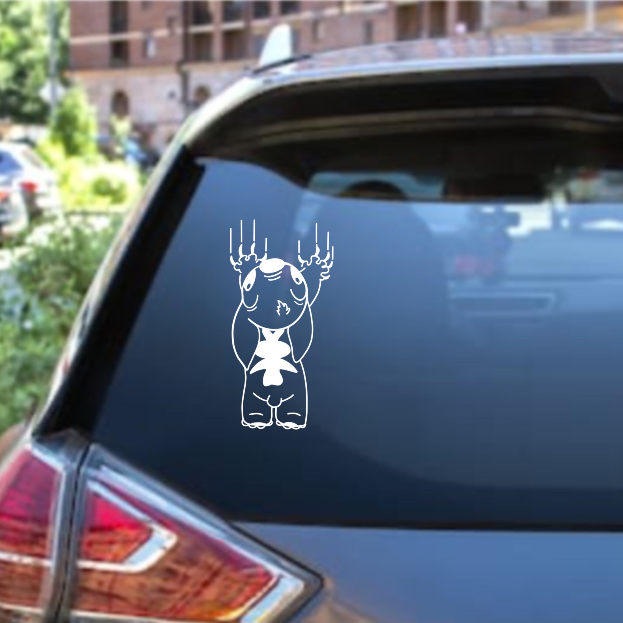 Scratching Stitch Vinyl Decal/sticker - Etsy