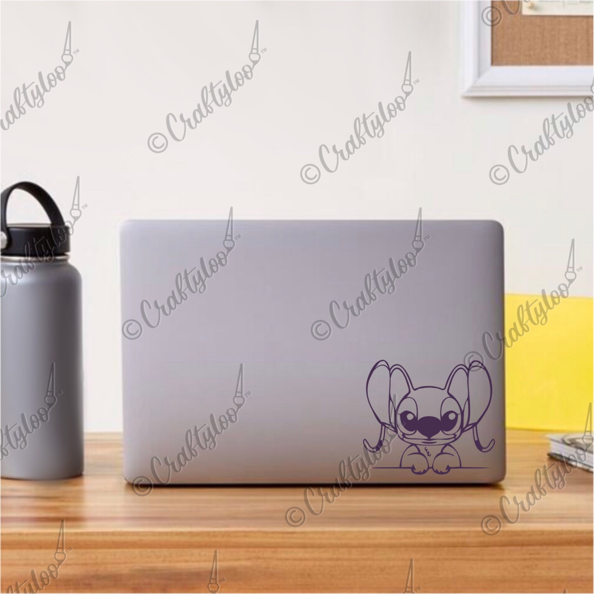 Angel Vinyl Decal | Alien Vinyl Sticker | Lilo and Stitch Car Decal - Etsy