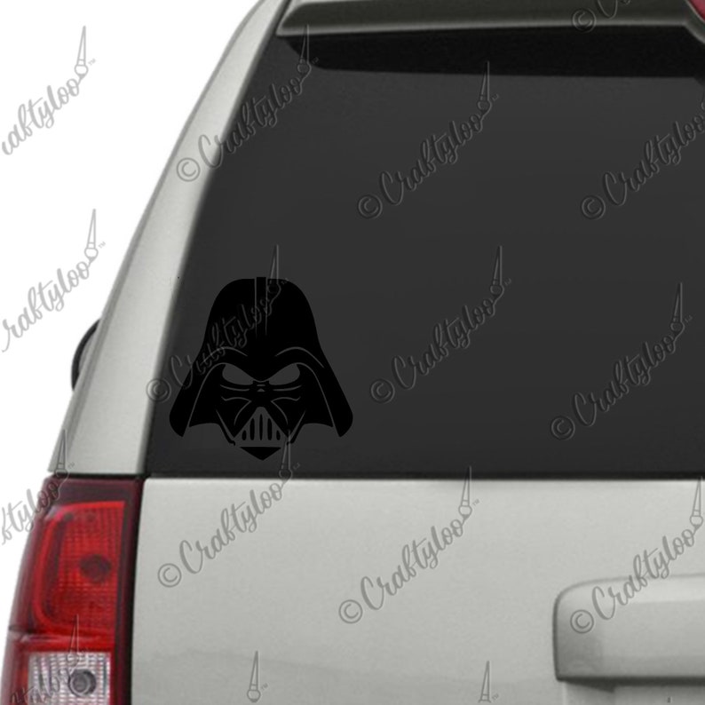 Angry Darth Vader Vinyl Decals | Skywalker Decal | Dark Side Symbol ...