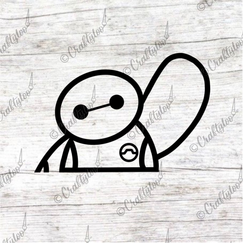 Waving Vinyl Decal | Sticker | Car Window, Room, Water Bottle Laptop ...