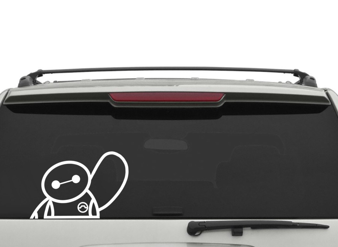 Waving Vinyl Decal | Sticker | Car Window, Room, Water Bottle Laptop ...