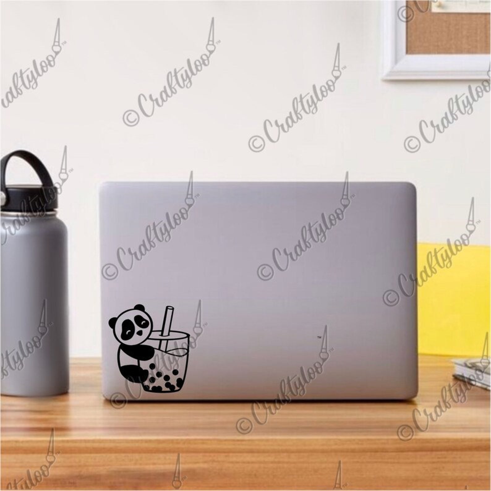 Boba/bubble Tea Panda Decal/sticker - Etsy