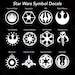 Insignias & Faction Symbol Decals | Galactic Republic, First Order ...